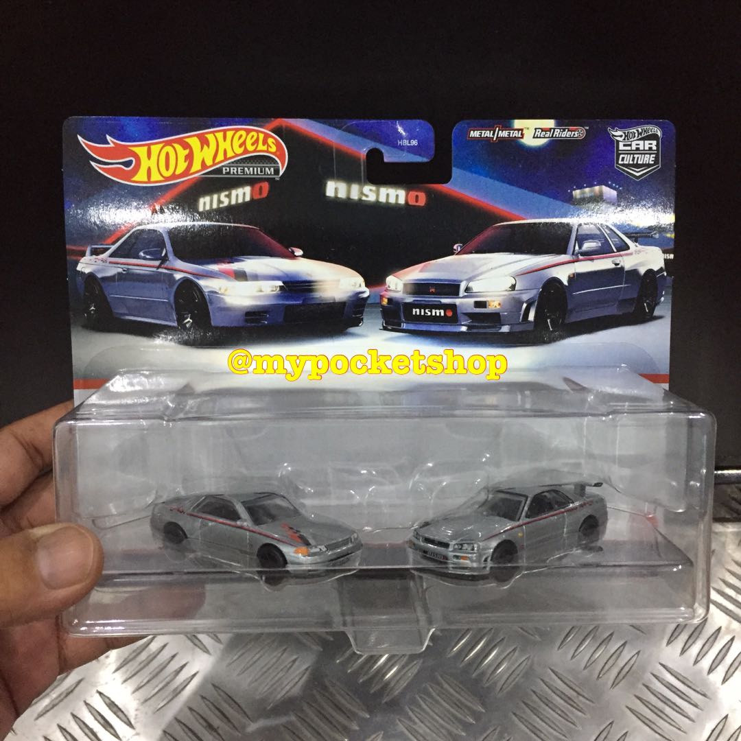 Hot Wheels NISMO 2-PACK consist of NISSAN SKYLINE GT-R R32 & NISSAN ...