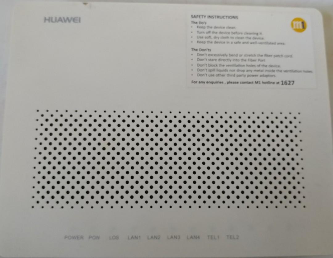 Huawei modem for M1 Fibre broadband, Computers & Tech, Parts ...