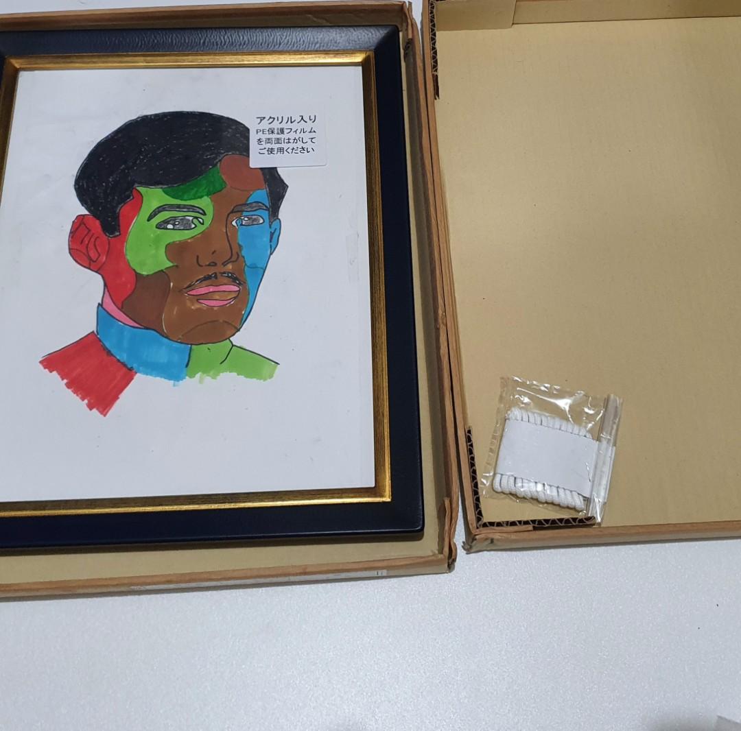 Jose Rizal pop art in a brandnew wooden frame, Furniture & Home Living ...