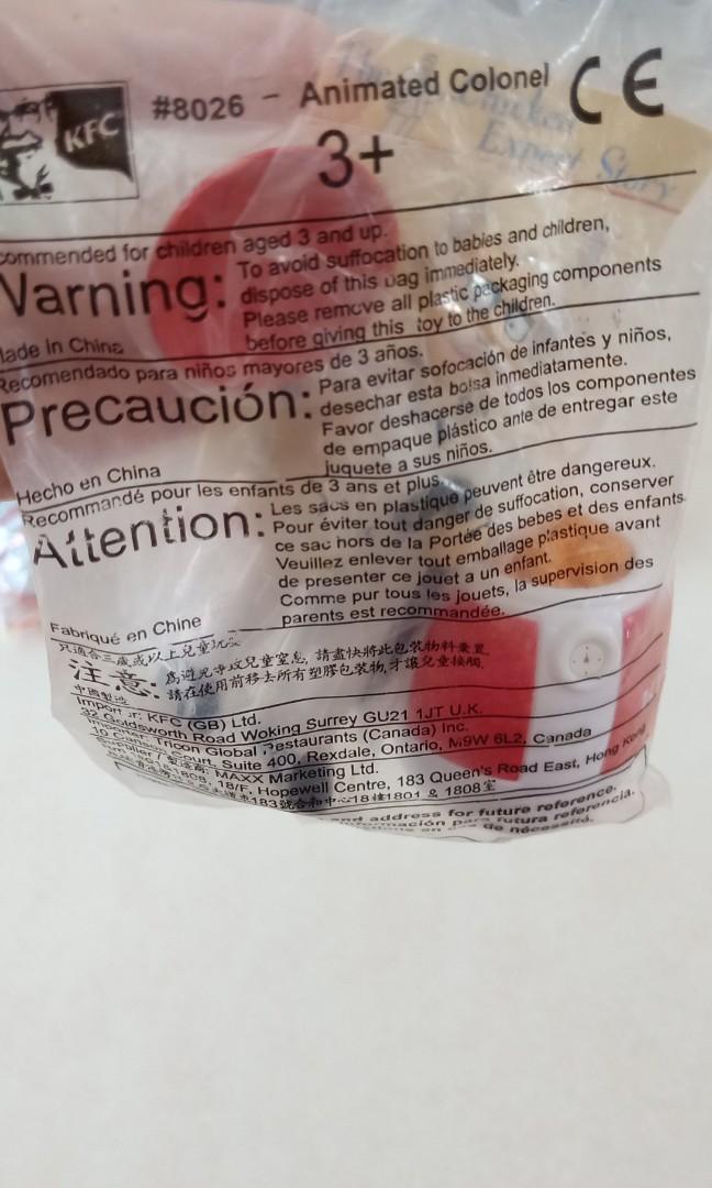 Kfc Toy, Hobbies & Toys, Toys & Games on Carousell