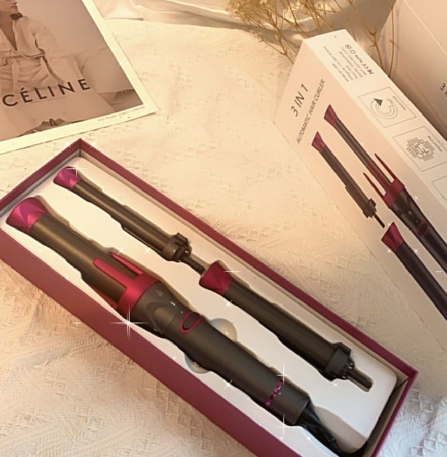 Korea 3in1 automatic hair curler, Beauty & Personal Care, Hair on Carousell