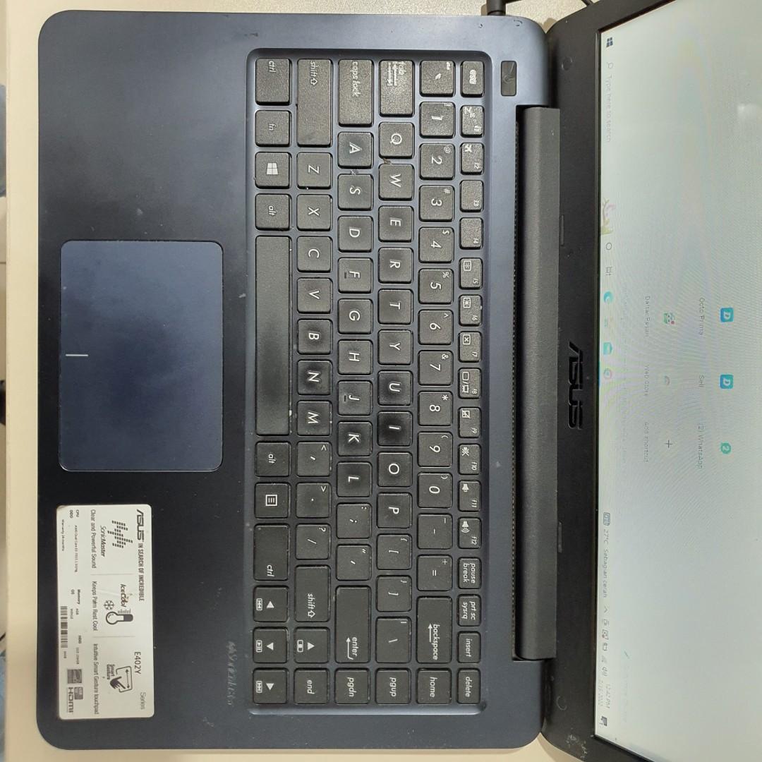 Laptop Asus E402YA-GA302T Dark Blue Lengkap dengan dus, Elektronik ...