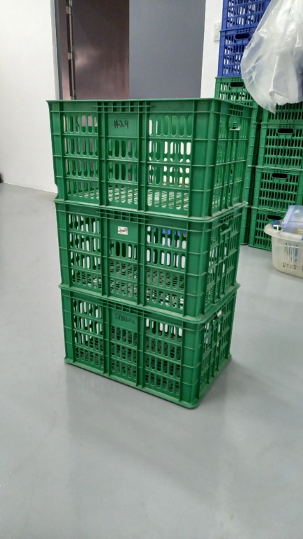 Large Stackable Crates, Furniture & Home Living, Kitchenware ...