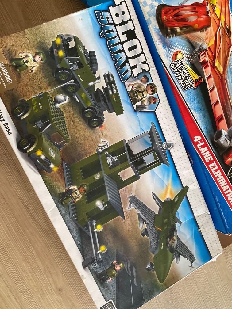 Lego casing, hot wheels and block squad, Hobbies & Toys, Toys & Games ...