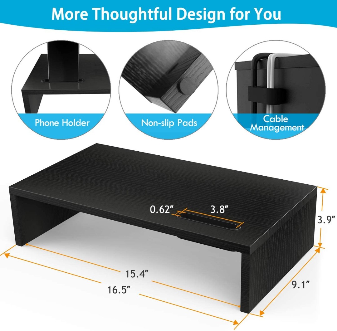 LORYERGO MONITOR STAND RISER, Furniture & Home Living, Office Furniture ...