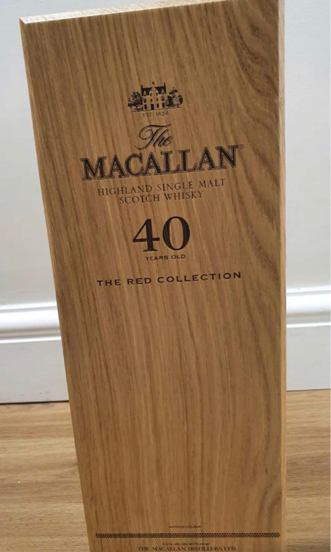 Macallan the red collection 40 year, Food & Drinks, Alcoholic Beverages ...