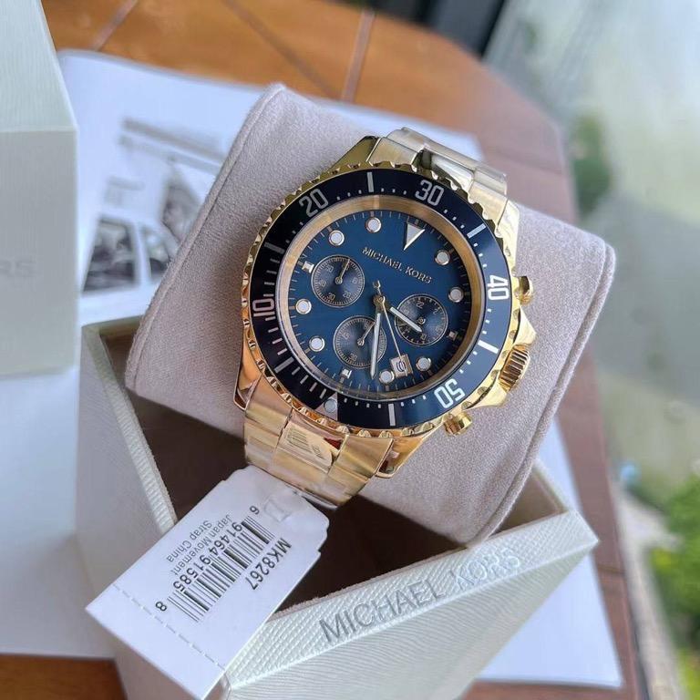 Michael Kors Everest Men's MK8256, Men's Fashion, Watches & Accessories ...