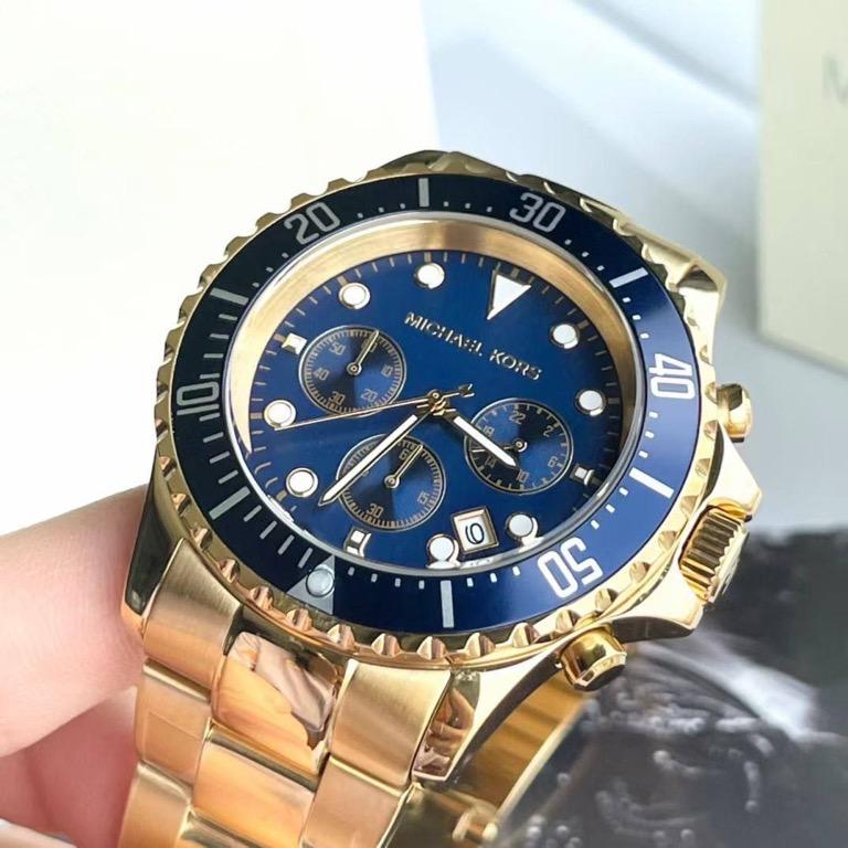 Michael Kors Everest Men's MK8256, Men's Fashion, Watches & Accessories ...