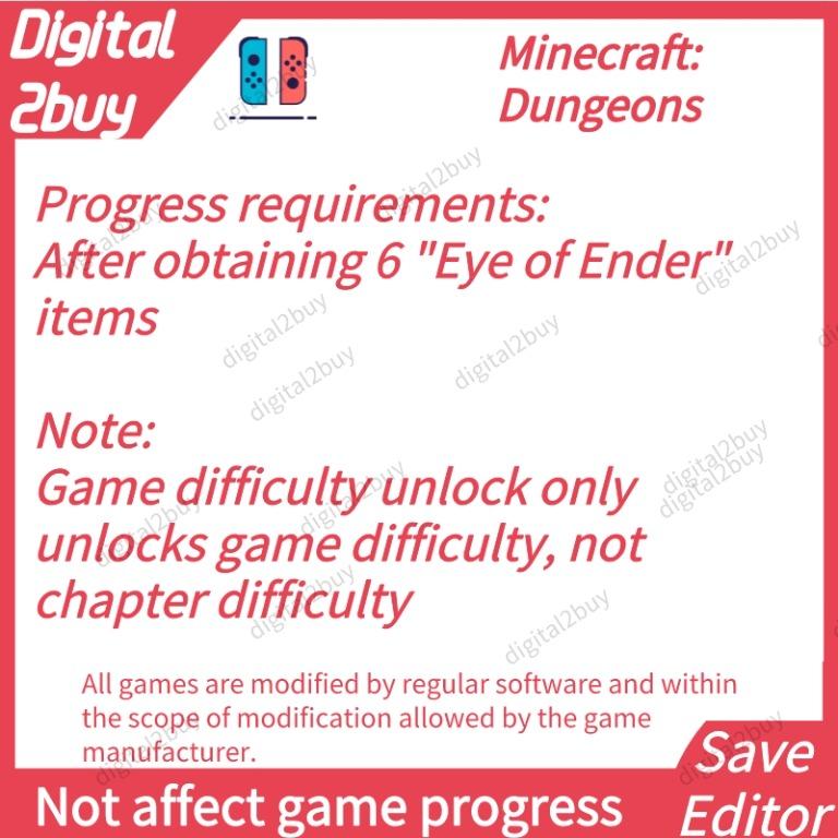 Minecraft Dungeons Save Editor Save Modding, Video Gaming, Video Games ...