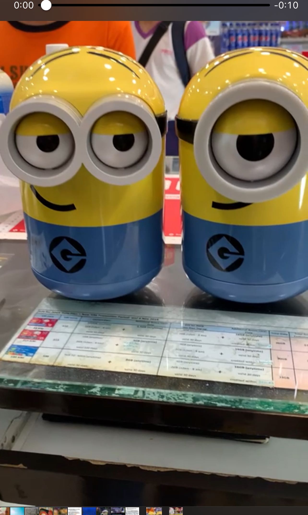Minion Container, Hobbies & Toys, Toys & Games on Carousell