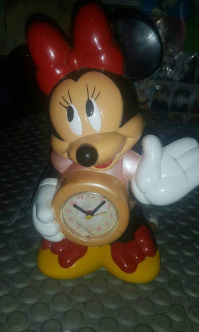 minnie mouse big figure alarm clock vintage (working), Hobbies & Toys ...