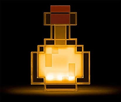 MOJANG ThinkGeek Minecraft Game Colour Changing Potion Bottle Light Up ...
