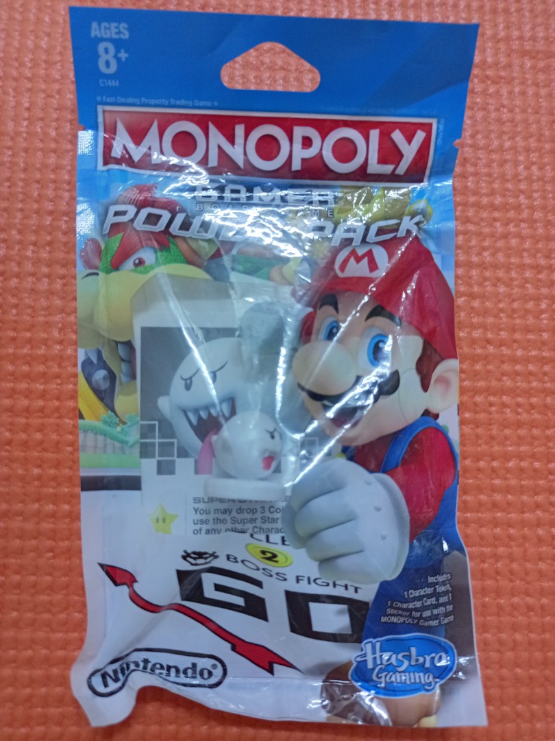MONOPOLY Gamer Power Pack Super Mario Boo, 興趣及遊戲, 玩具 & 遊戲類 - Carousell