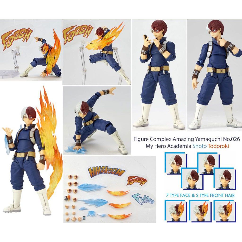 My Hero Academia Amazing Yamaguchi Revoltech Shoto Todoroki, Hobbies ...