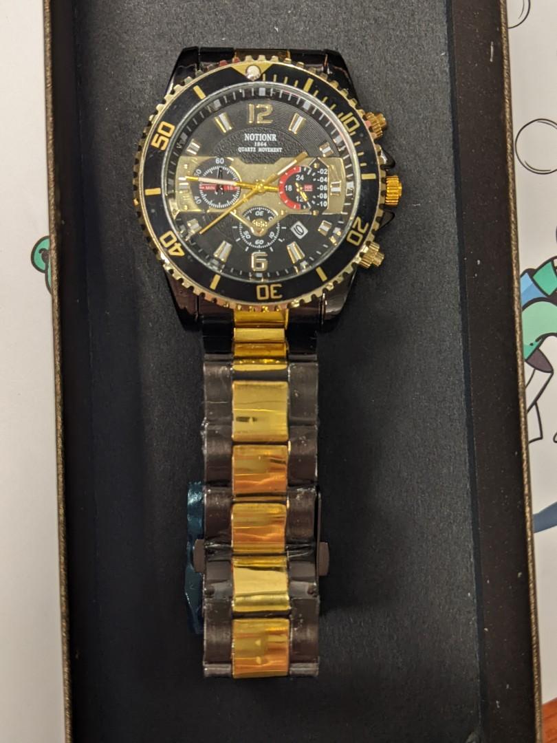 NOTIONR Men's Watch Fashion Luxury, Luxury, Watches on Carousell
