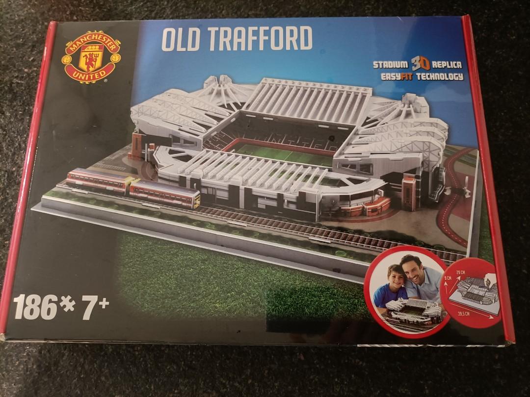 Official Manchester United Old Trafford Stadium 3D Model Puzzle ...