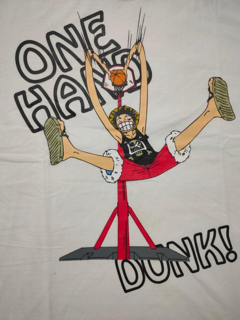 ONE PIECE MONKEY D LUFFY ONE HAND DUNK, Men's Fashion, Tops & Sets ...