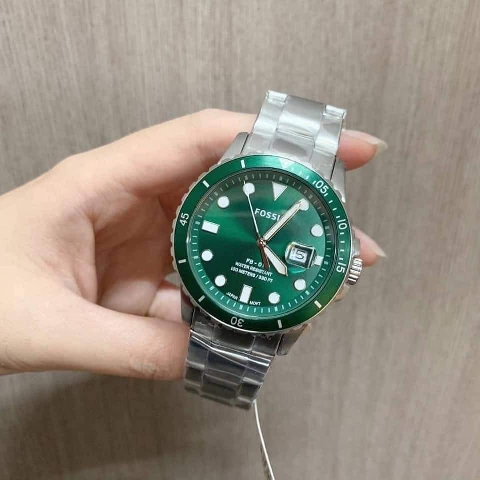 Original Fossil Green Watch, Men's Fashion, Watches & Accessories ...
