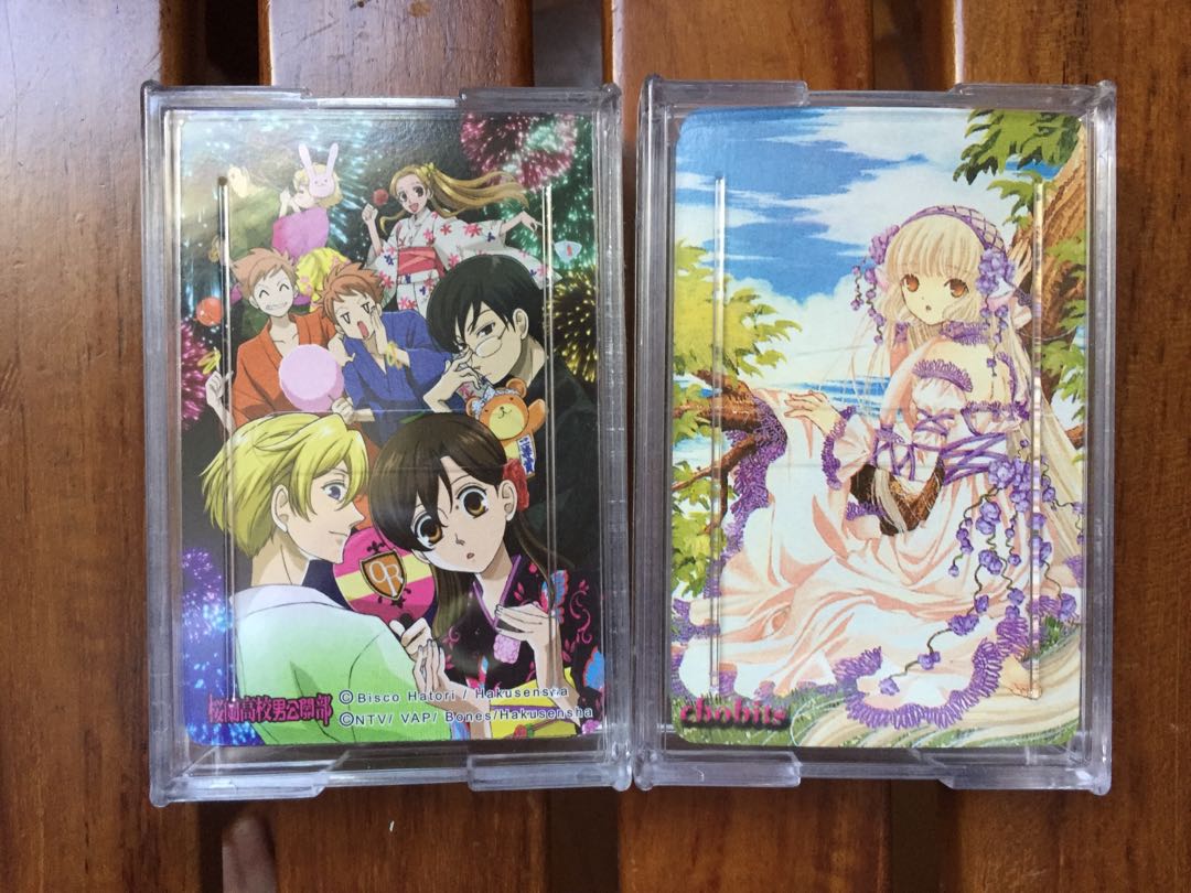 Ouran High School Host Club / Chobits Poker Cards, Hobbies & Toys, Toys ...