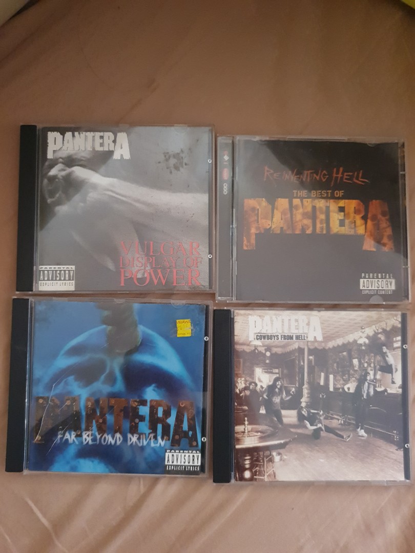 Pantera cds, Hobbies & Toys, Music & Media, CDs & DVDs on Carousell