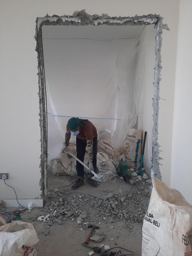 Partition wall,painting, hacking n vinyl flooring etc, Home Services ...