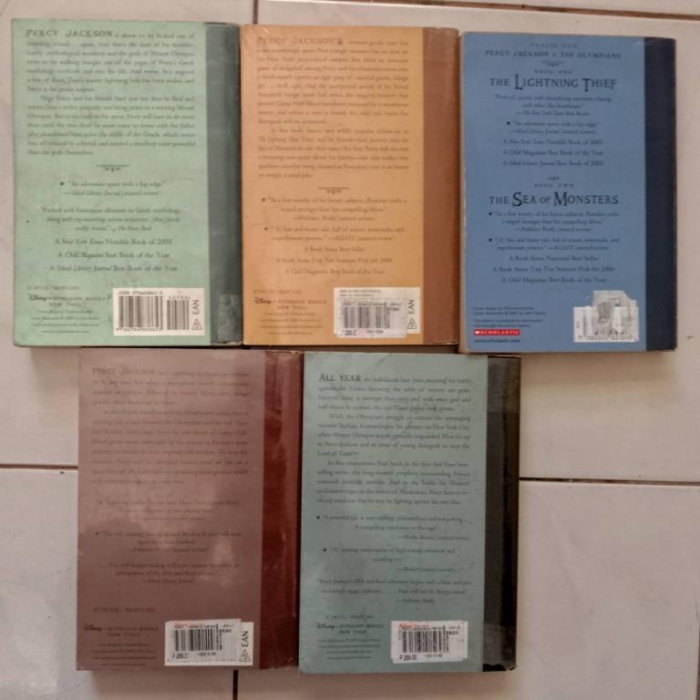 RUSH Percy Jackson and the Olympians First Edition Set , Hobbies & Toys ...