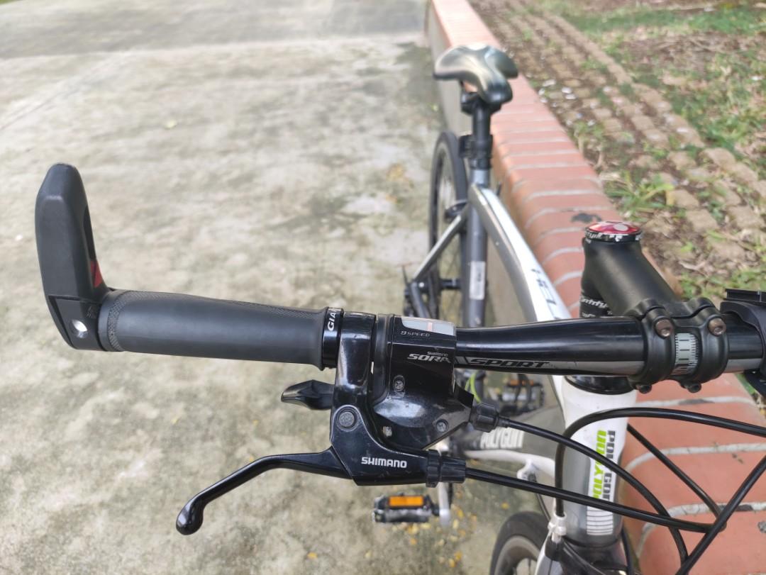 Polygon Helios F3 flat bar road bike hybrid bicycle size 50, Sports ...