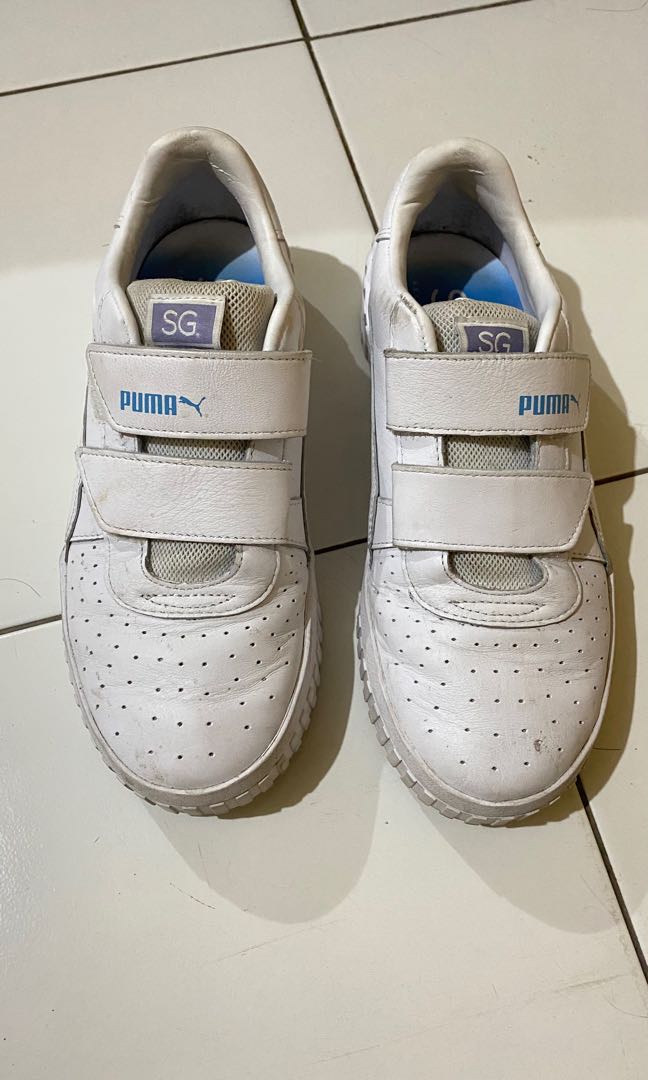 PUMA SG X Cali Woman's Sneakers Original 100%, Fesyen Wanita, Sepatu di ...