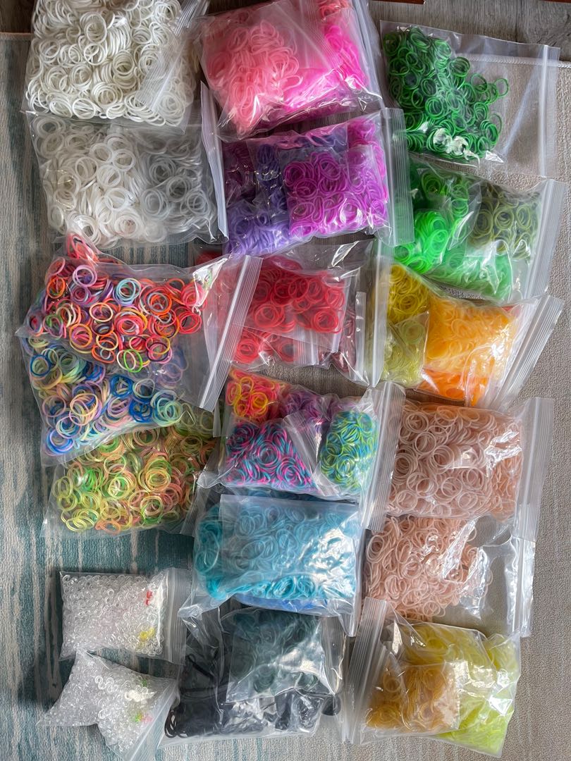 Rainbow loom set, Hobbies & Toys, Stationery & Craft, Handmade Craft on ...