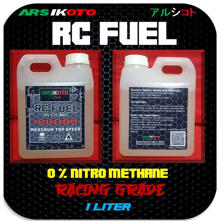 REMOTE CONTROLLED FUEL - READY TO USE - 0% NITRO METHANE - 1 LITER .FOR ...