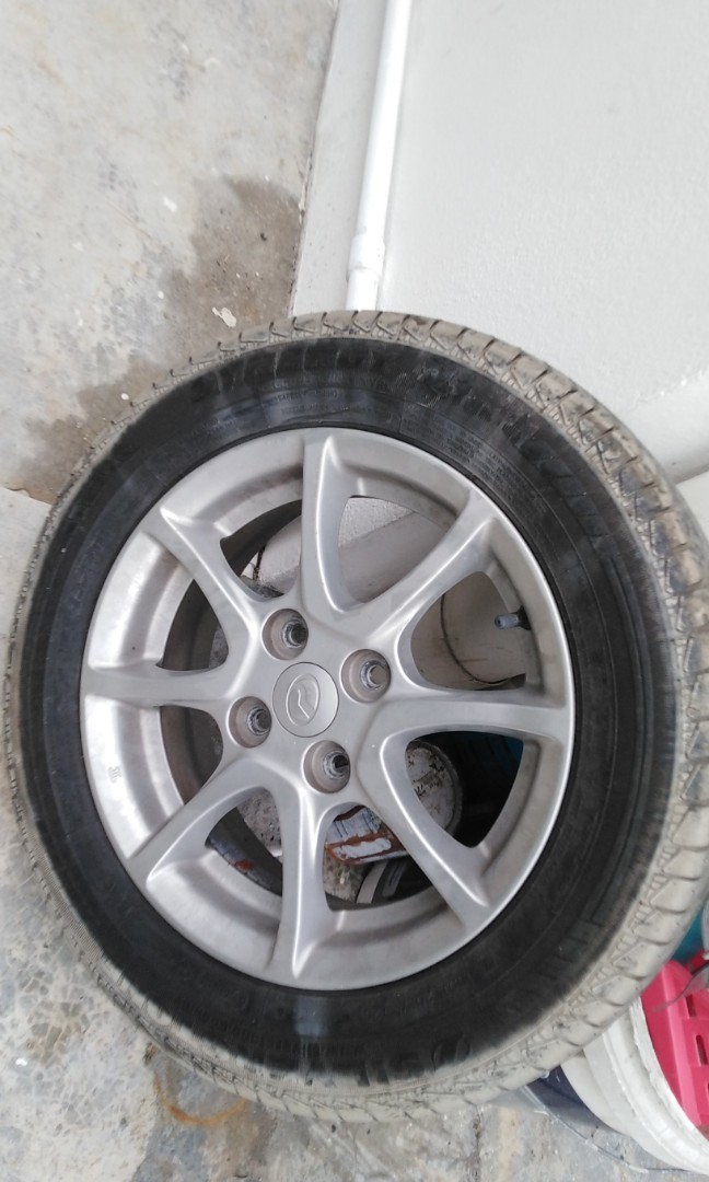 Rim myvi size 14 sebiji sahaja, Auto Accessories on Carousell