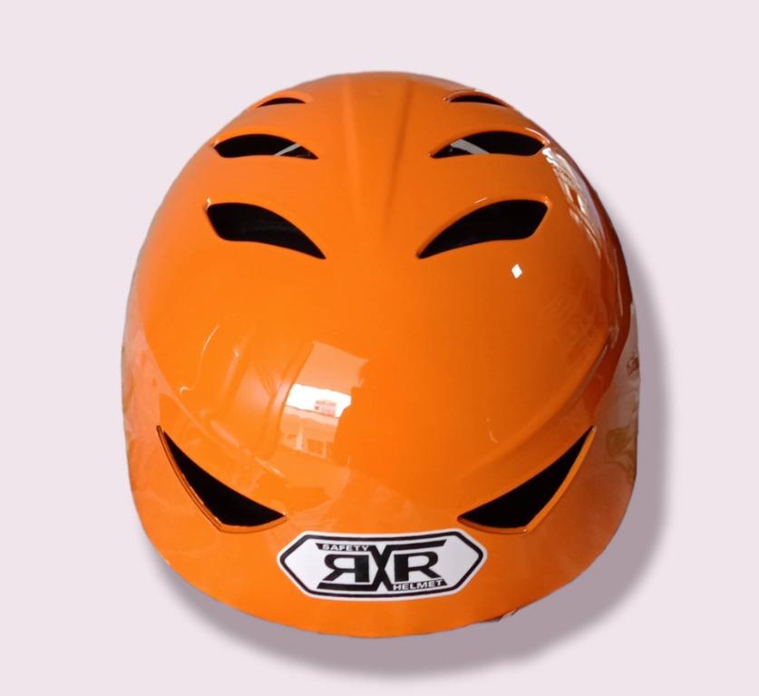 RXR Helmet 066E (BIKE, MOTOR and Scooter) Safety Helmet Matte Nutshell ...