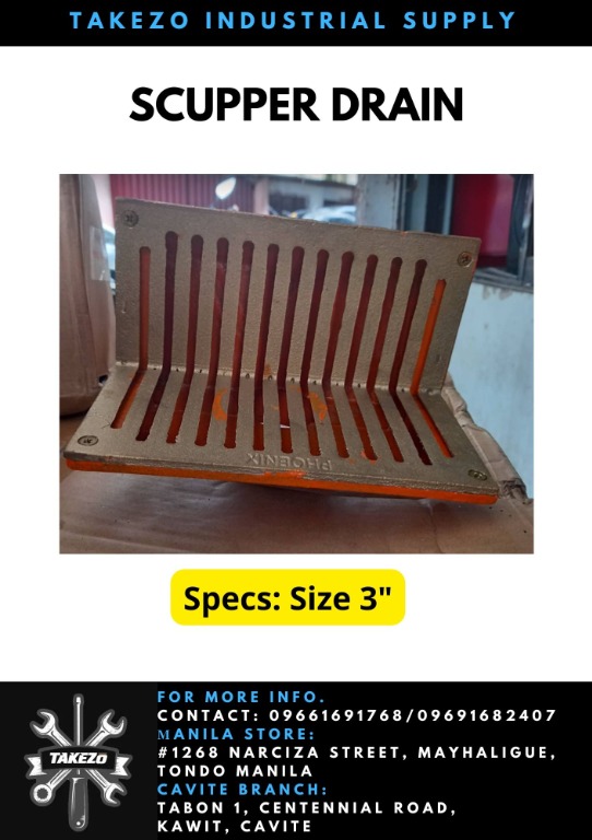 Scupper Drain, Commercial & Industrial, Industrial Equipment on Carousell