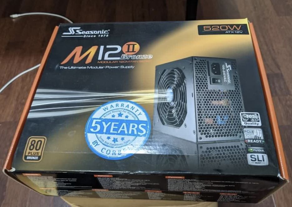 Seasonic M12-II Bronze semi-modular PSU, Computers & Tech, Parts ...