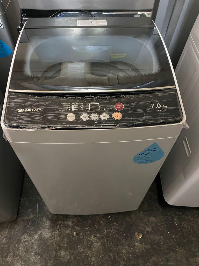 Sharp 7kg washing machine / washer, TV & Home Appliances, Washing ...
