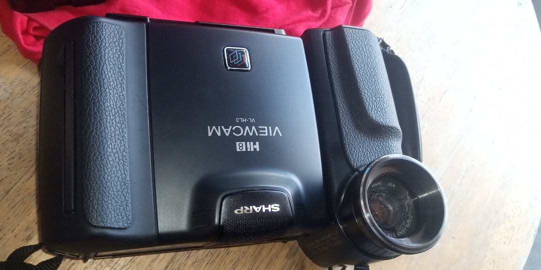 Sharp Hi8 viewcam, Photography, Video Cameras on Carousell