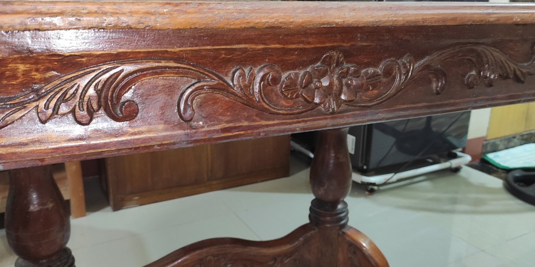 Solid Narra Dining Table Negotiable, Furniture & Home Living, Furniture ...