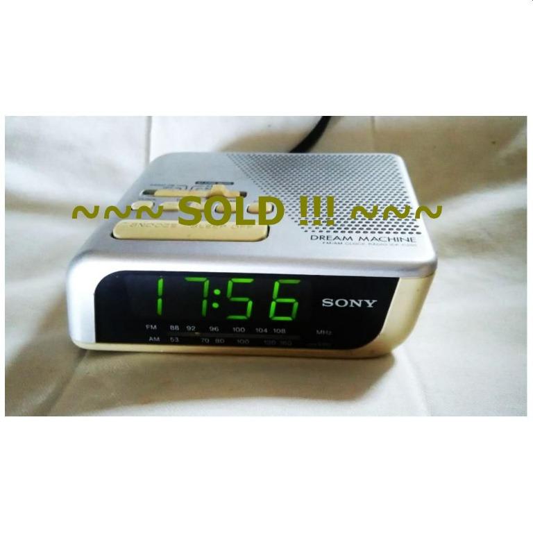 ~~~Sony Radio CLocK $18 ~~~, Furniture & Home Living, Home Decor ...