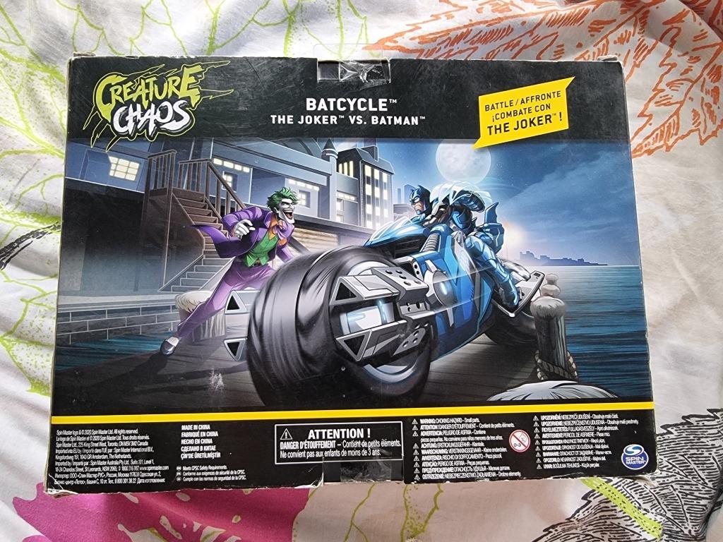SPIN MASTER Batcycle Joker vs. Batman DC Comics The Caped Crusader ...