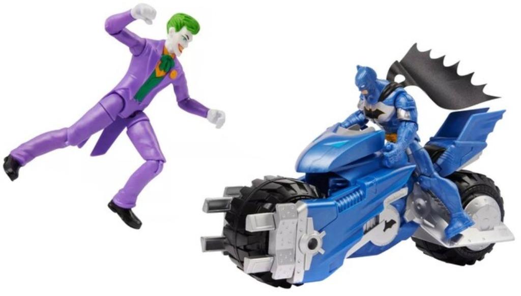 SPIN MASTER Batcycle Joker vs. Batman DC Comics The Caped Crusader ...