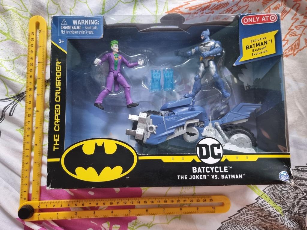 SPIN MASTER Batcycle Joker vs. Batman DC Comics The Caped Crusader ...