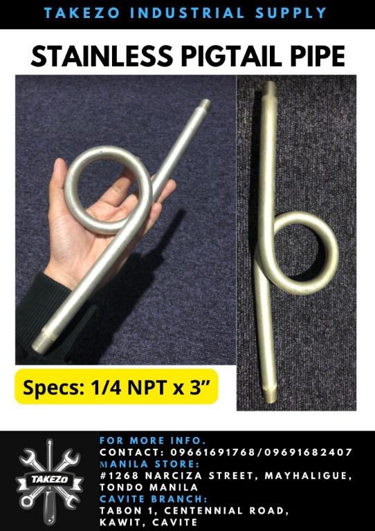 Stainless Pigtail Pipe, Commercial & Industrial, Industrial Equipment ...