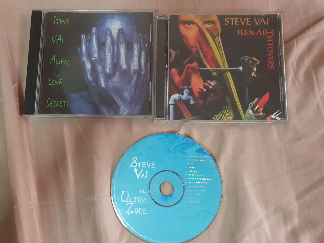 Steve Vai cds, Hobbies & Toys, Music & Media, CDs & DVDs on Carousell