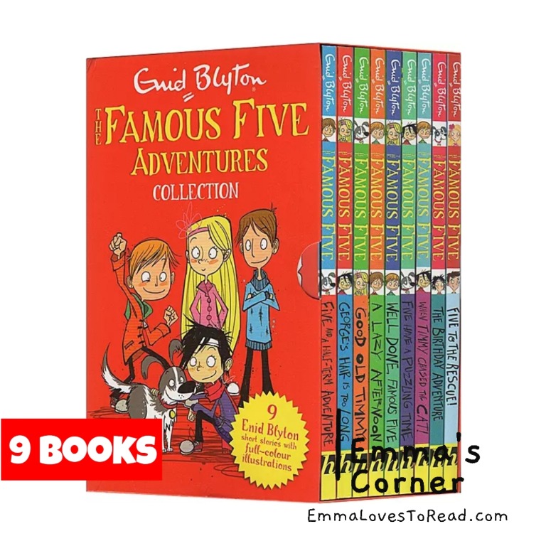 The Famous Five Adventures Collection by Enid Blyton (9 books), Hobbies ...