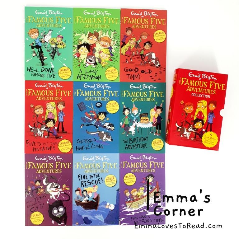 The Famous Five Adventures Collection by Enid Blyton (9 books), Hobbies ...