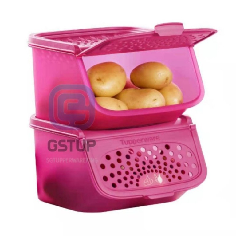 Tupperware Garlic N All Keeper 2.3L, Furniture & Home Living ...