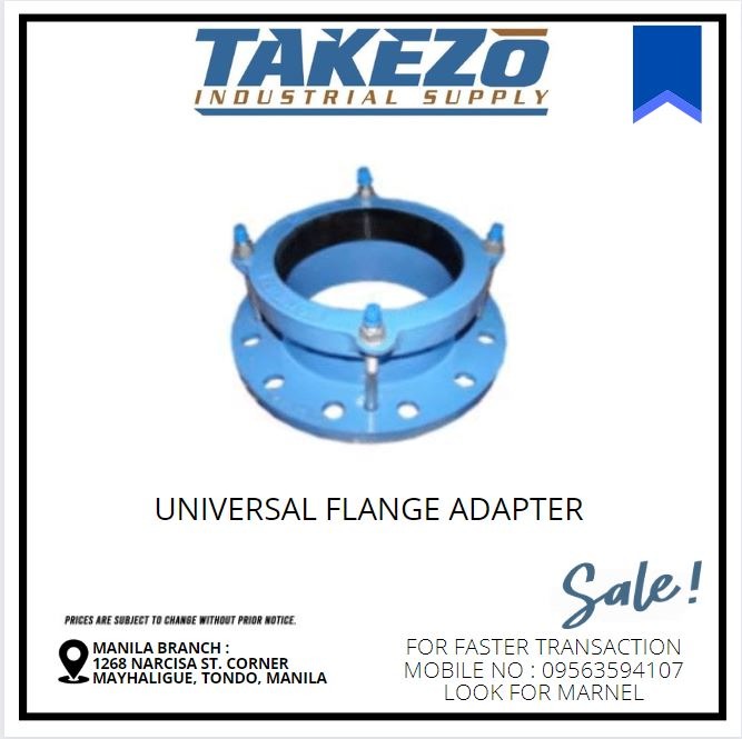 UNIVERSAL FLANGE ADAPTER, Commercial & Industrial, Construction Tools ...