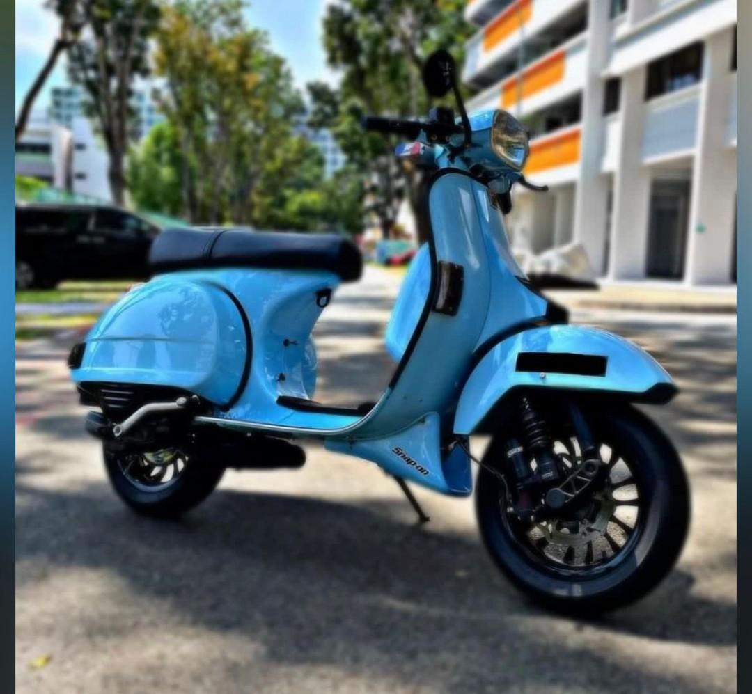 Vespa EXCEL 150, Motorcycles, Motorcycles for Sale, Class 2B on Carousell