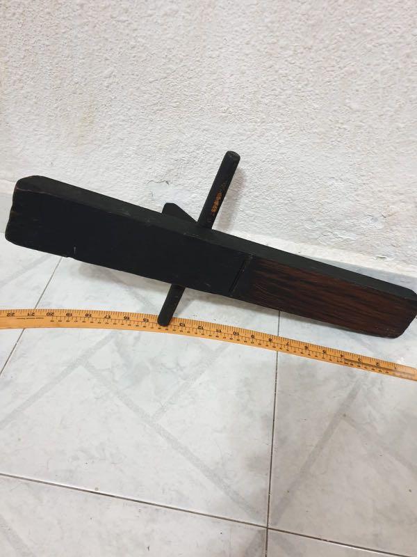 Vintage large Wood Shaver made from Black Wood, Hobbies & Toys ...