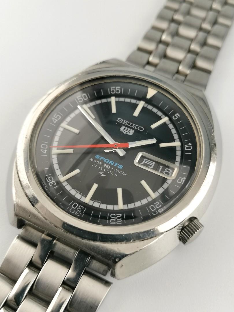 Vintage Seiko 5 Sports 7019-6010 Proof Watch, Men's Fashion, Watches & Accessories, Watches on ...
